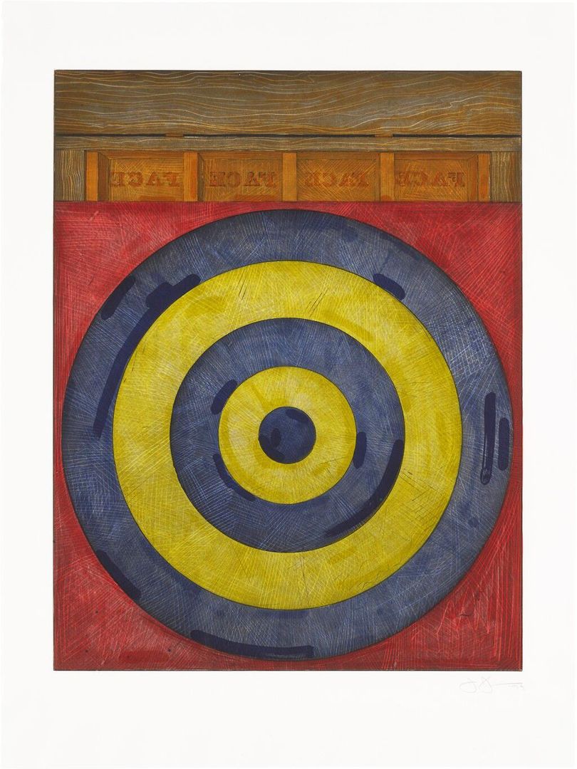 Jasper Johns Target With Four Faces (ULAE 203) (Signed Print) 1979 ...