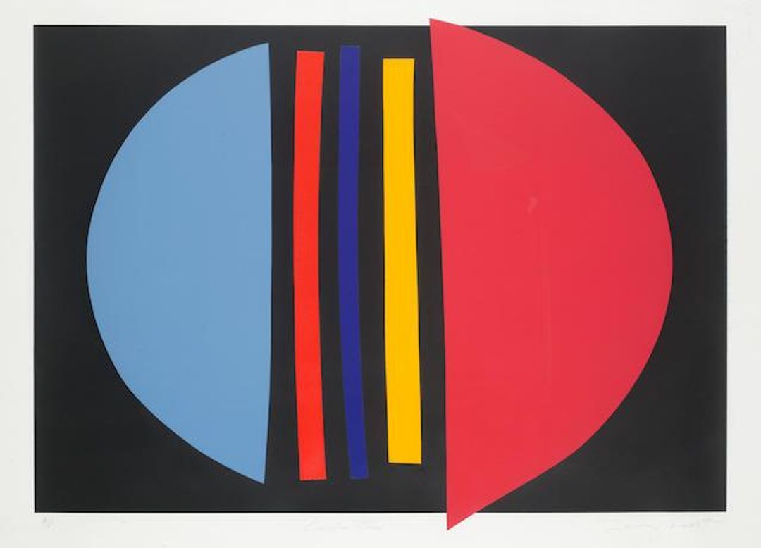 Sir Terry Frost Centre Blue (Signed Print) 2003 | MyArtBroker