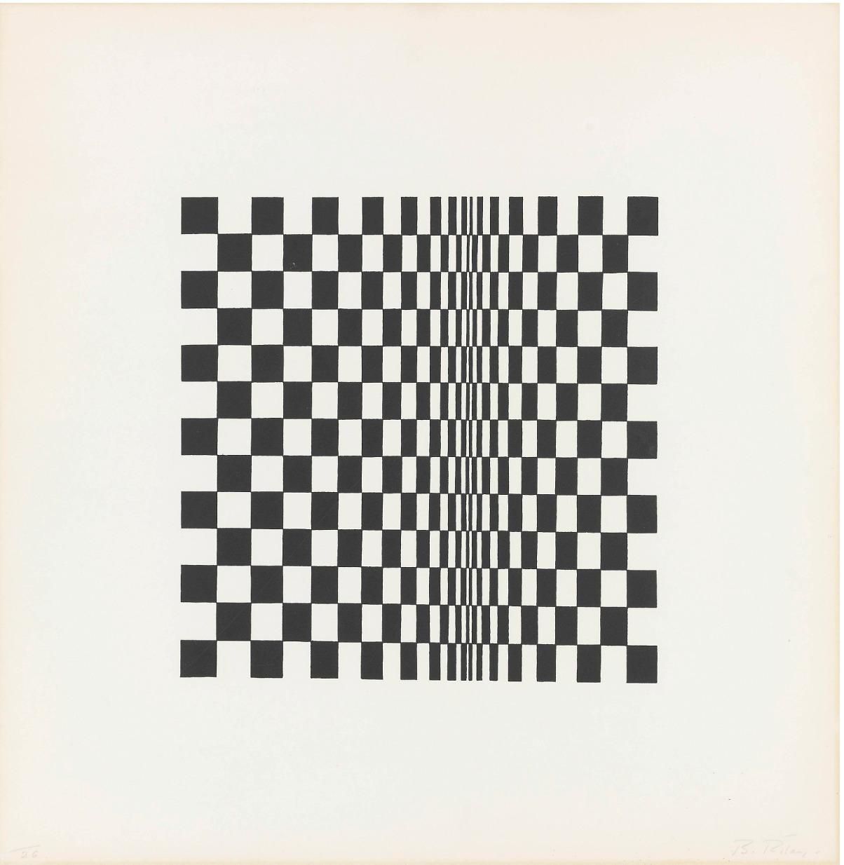 Bridget Riley Untitled (Based On Movement In Squares) (Signed Print ...