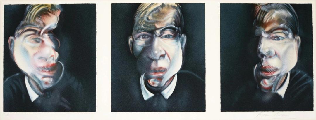 Francis Bacon Three Studies For Self Portrait (Signed Print) 1981 ...