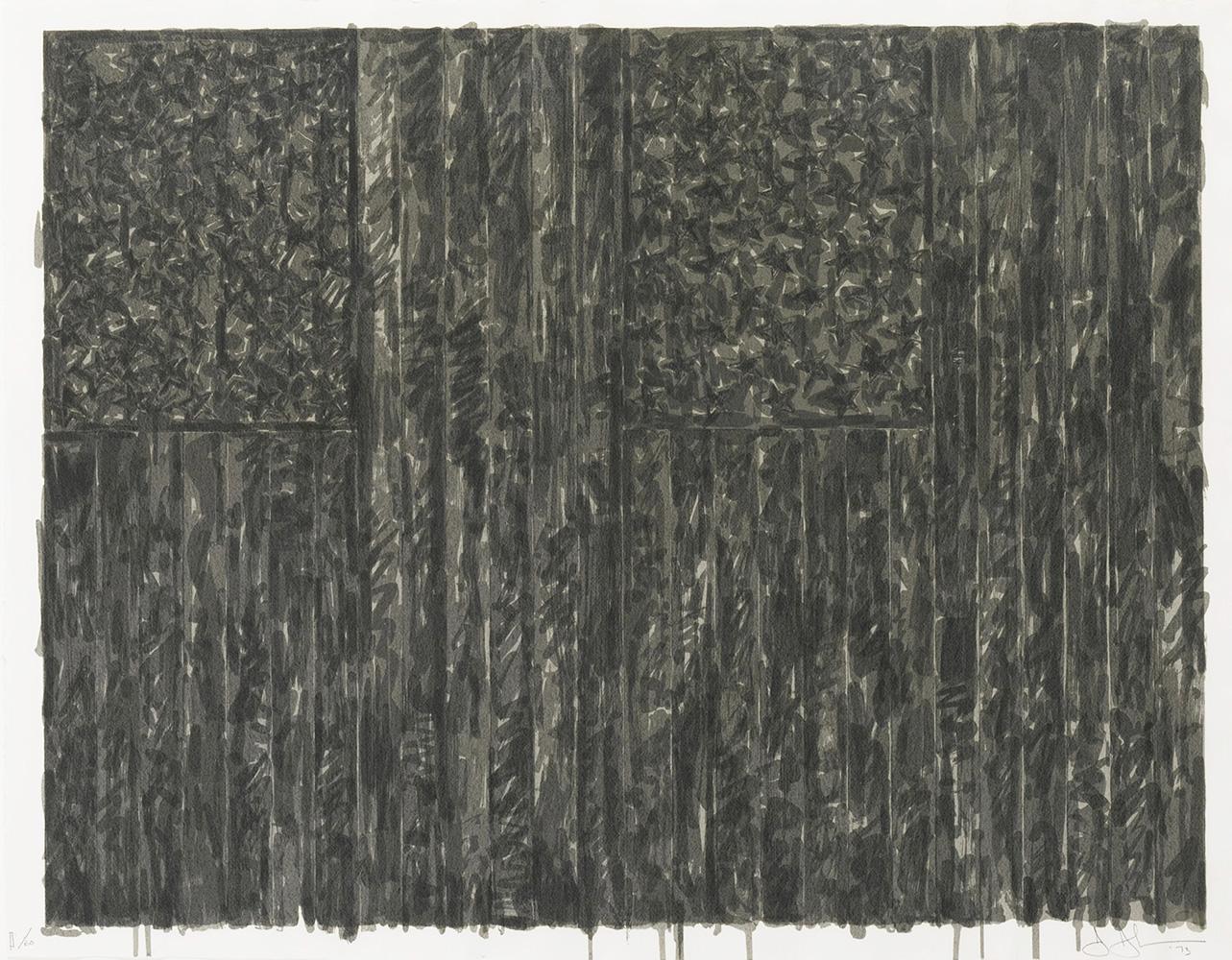 Jasper Johns Flags II (Signed Print) 1973 | For Sale
