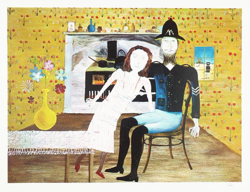 Sidney Nolan Constable Fitzpatrick And Kate Kelly (Signed Print) 1971 ...