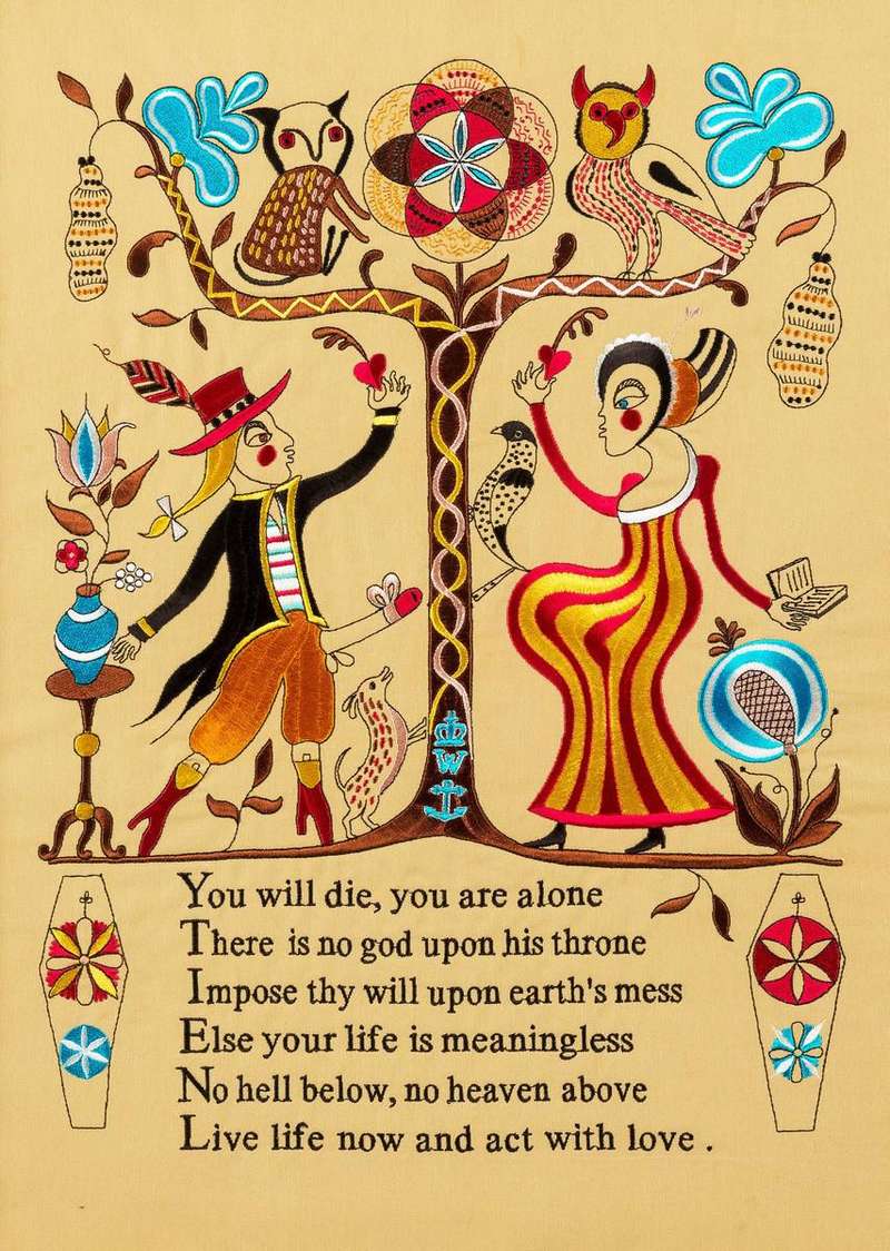 Embroidery by Grayson Perry Meaning, Analysis & Auction Results ...