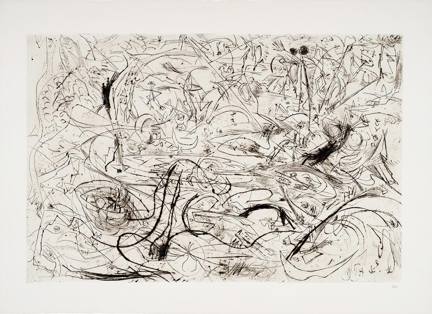 Jackson Pollock Untitled (P19) (Unsigned Print) 1967 | MyArtBroker