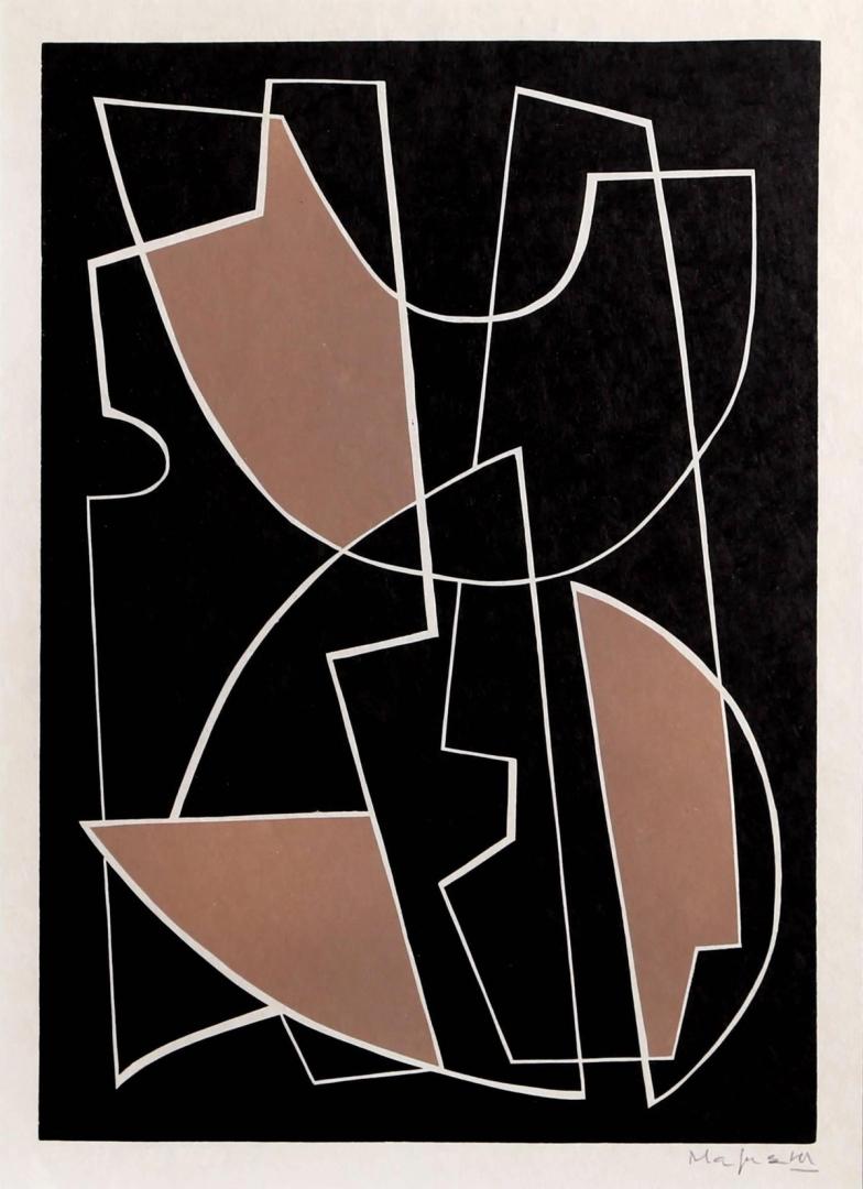 Alberto Magnelli No. 5 (La Magnanerie De La Ferrage) (Signed Print ...