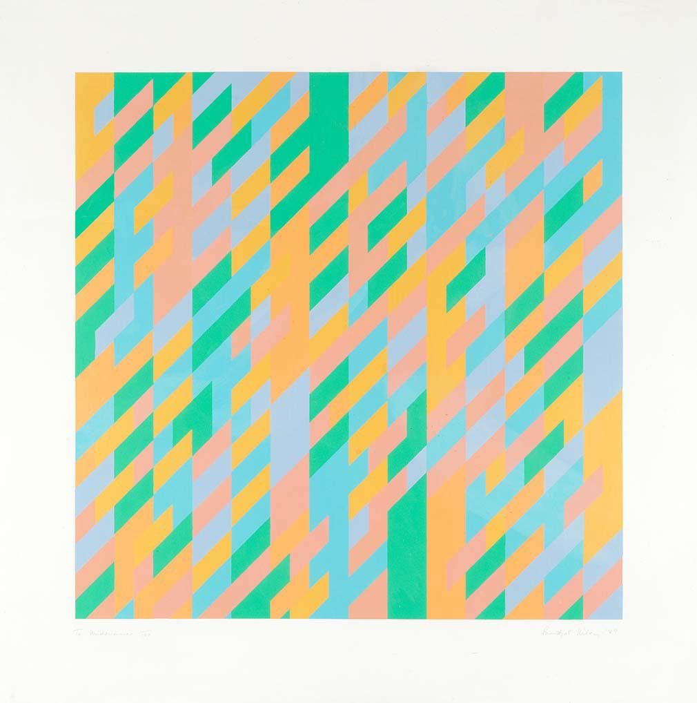 Bridget Riley To Midsummer (Signed Print) 1989 | MyArtBroker