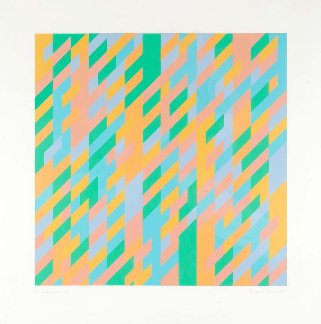 Bridget Riley To Midsummer (Signed Print) 1989 | MyArtBroker