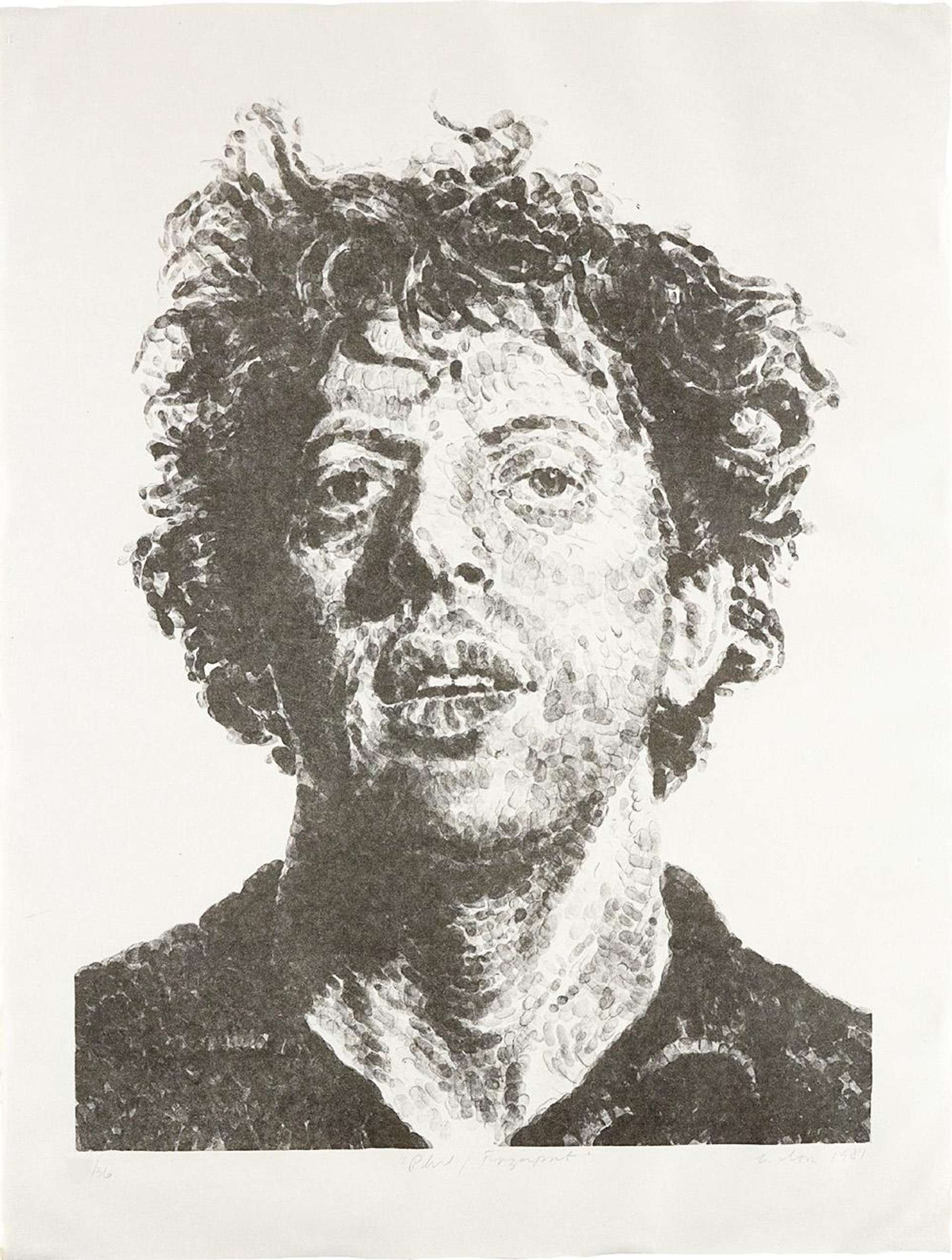 Chuck Close Phil (Signed Print) 1981 | For Sale