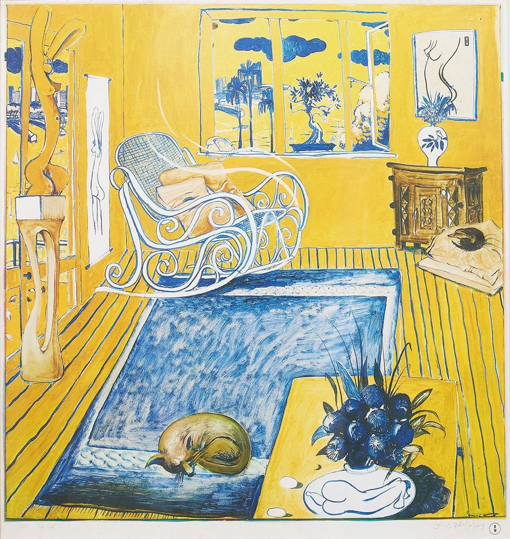 Brett Whiteley The Cat (Signed Print) 1980 | MyArtBroker