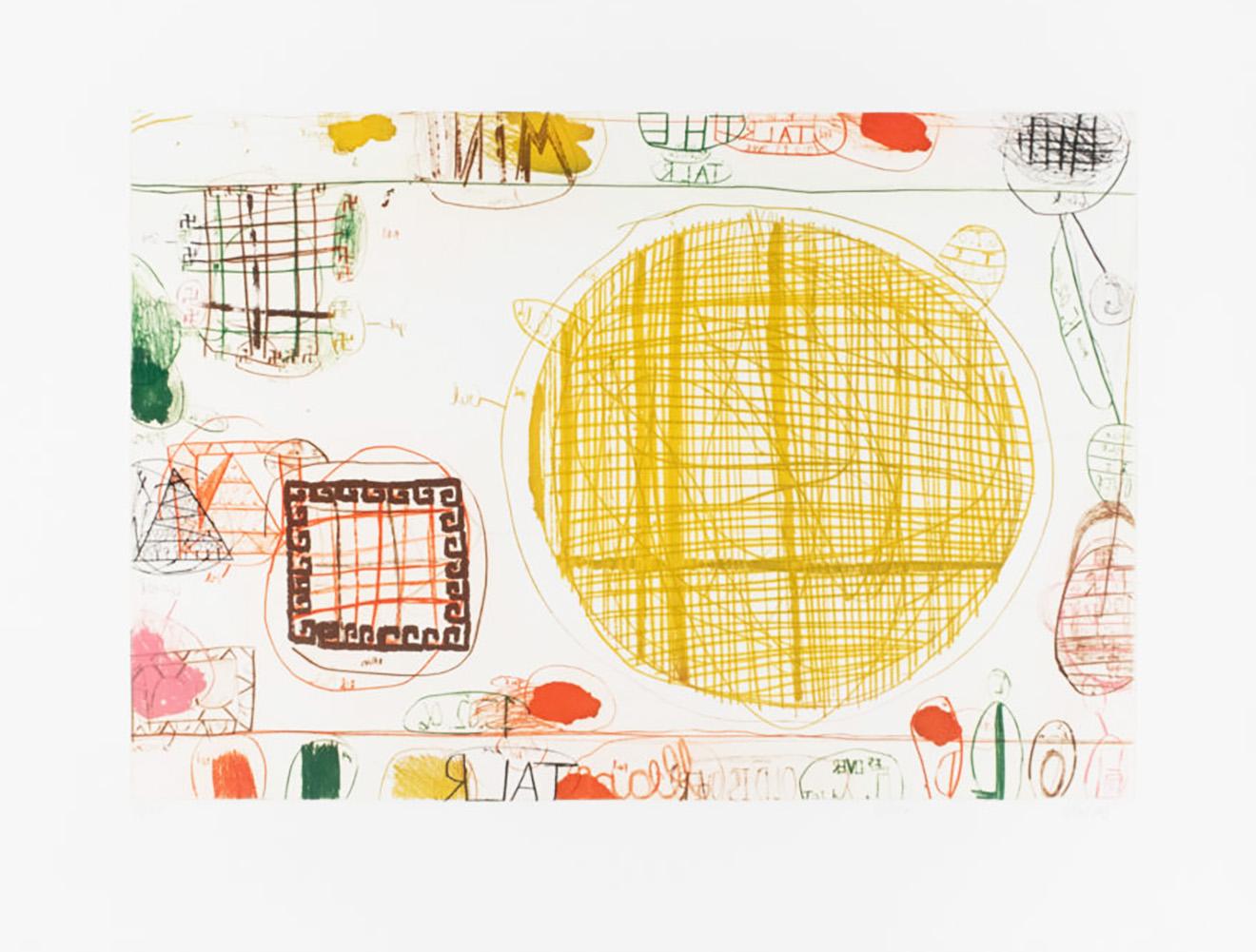 Tal R Slow Train Fast Arrival III (Signed Print) 2006 | MyArtBroker