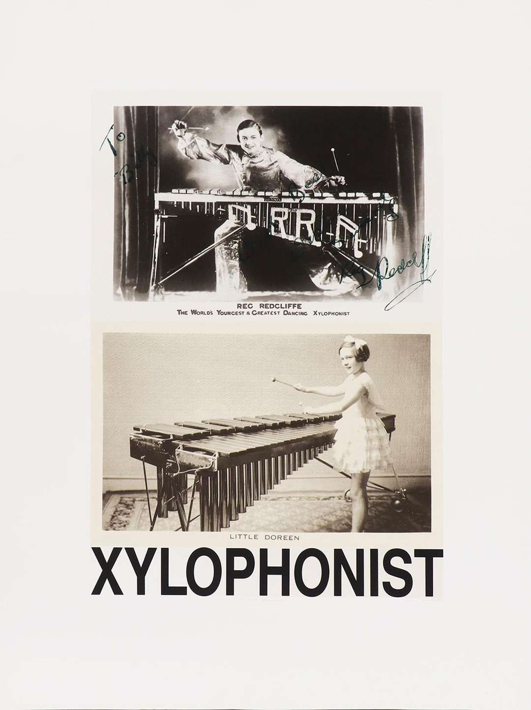 Peter Blake X Is For Xylophonist (Signed Print) 1991 | For Sale