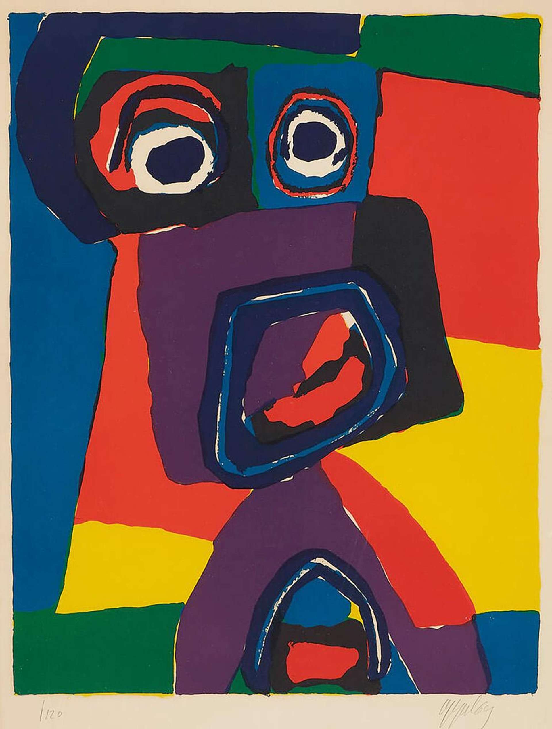 Karel Appel Dog (Signed Print) 1969 | MyArtBroker