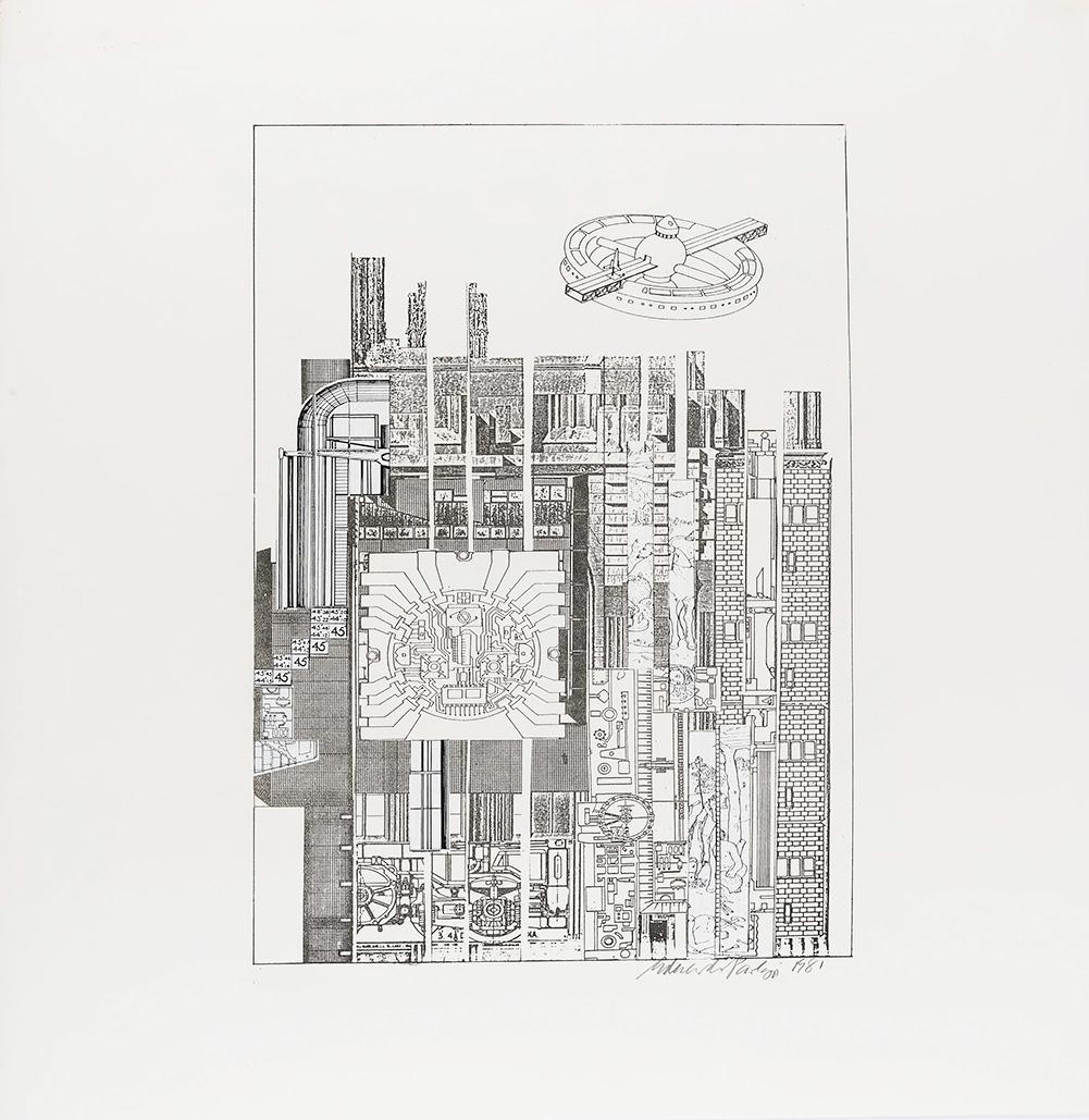 Eduardo Paolozzi Blueprints For A New Museum 5 (Signed Print) 1981 ...