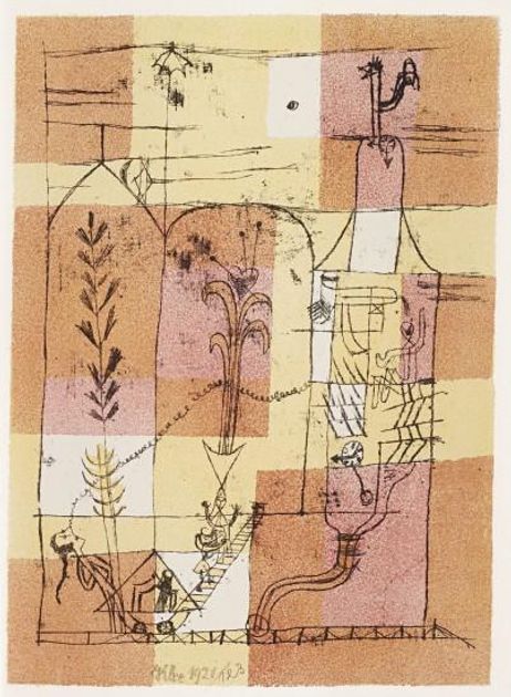 Paul Klee Hoffmanneske Szene (Signed Print) 1921 | MyArtBroker