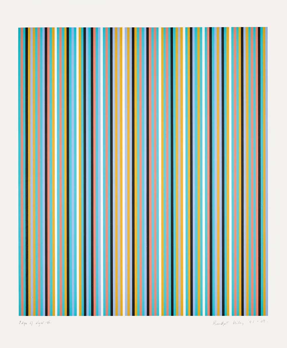 Bridget Riley Edge Of Light (Signed Print) 1981 | MyArtBroker