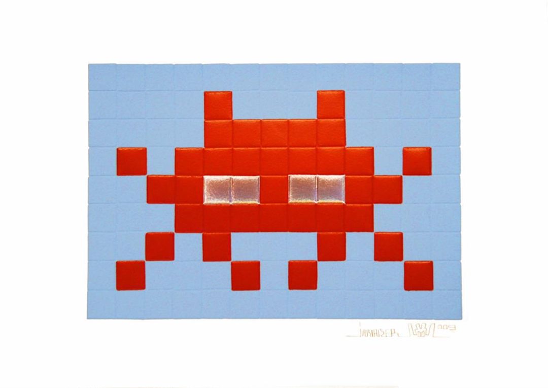 Invader Invasion (red) (Signed Print) 2009 | MyArtBroker