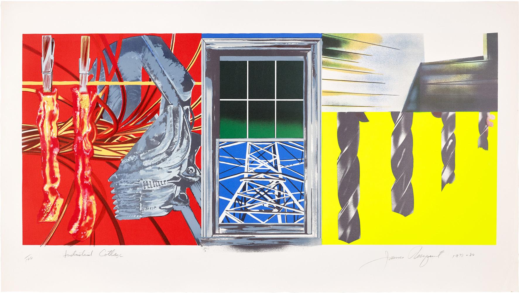 James Rosenquist Industrial Cottage (Signed Print) 1978
