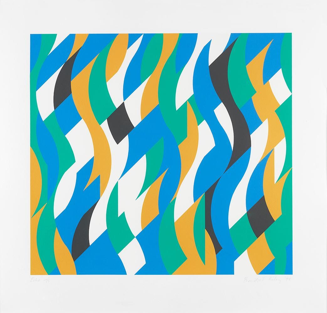 Bridget Riley Echo (Signed Print) 1998 | MyArtBroker