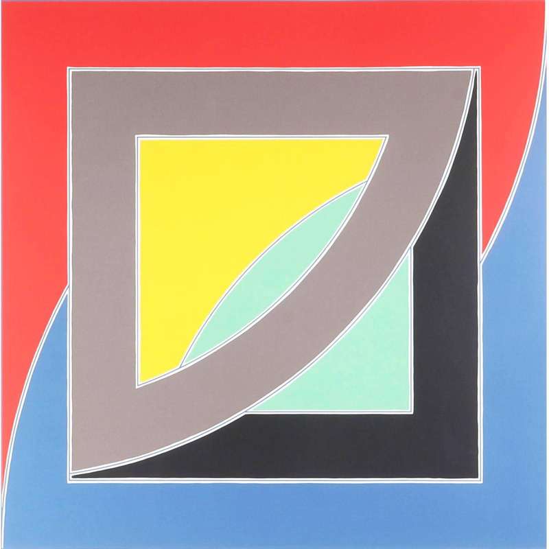 Frank Stella Charlotte Tokayer (Signed Print) 1972