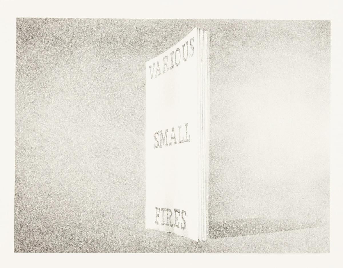 Ed Ruscha Various Small Fires Book Cover (30) (Signed Print) 1970 ...