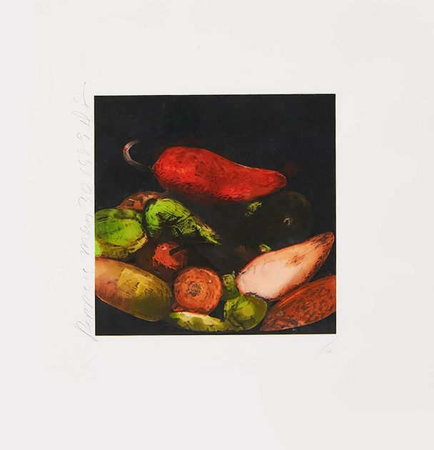 Donald Sultan Peppers (Signed Print) 1989 | For Sale
