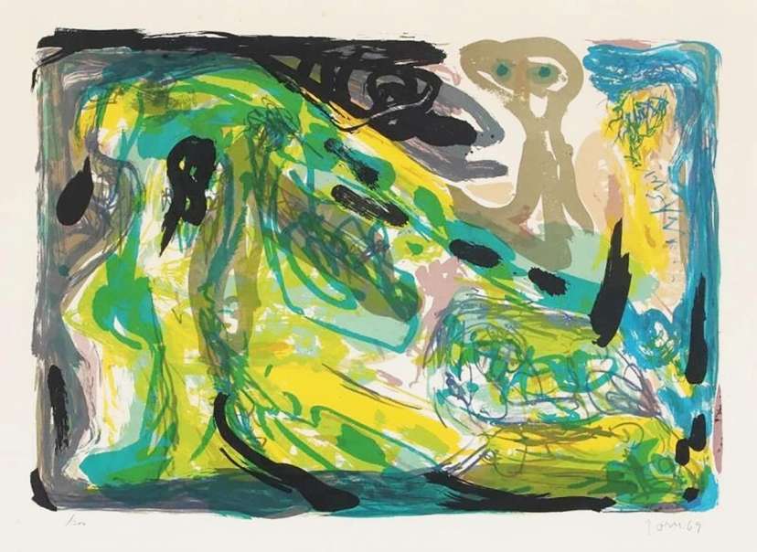 Asger Jorn Nuit Dechirée (Signed Print) 1969 | MyArtBroker