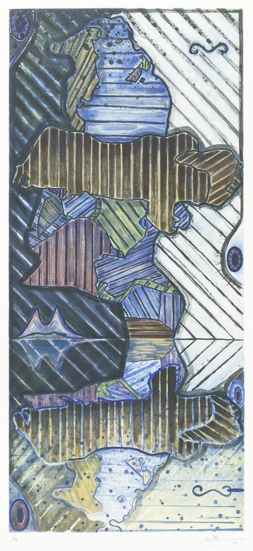 Jasper Johns Green Angel II (Signed Print) 1997 | MyArtBroker