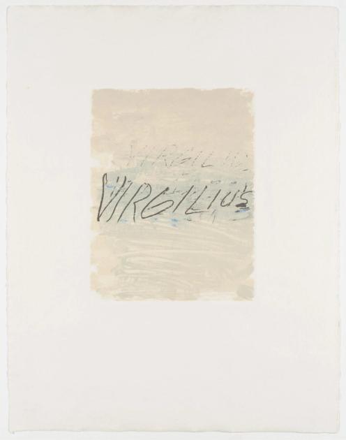 Cy Twombly Virgilius (Signed Print) 1975 | MyArtBroker