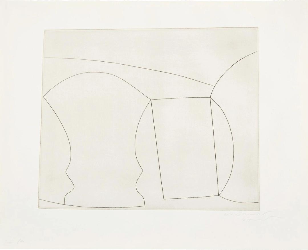 Ben Nicholson Two Goblets And A Mug (Signed Print) 1967 | For Sale