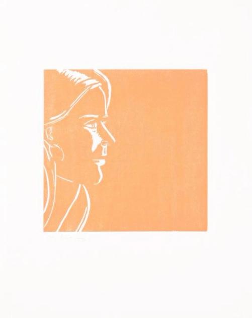Alex Katz Pink Kym (Signed Print) 1995 | For Sale