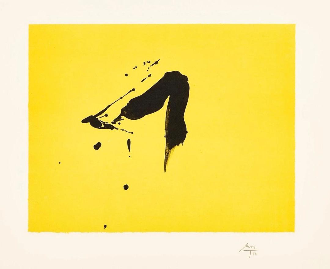 Robert Motherwell Black Sun (Signed Print) 1988 | MyArtBroker