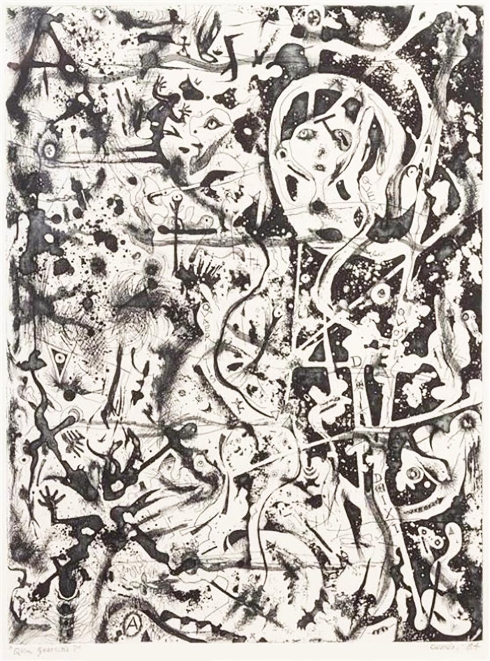 Alfonso Ossorio Quem Quaeritis (Signed Print) 1984 | MyArtBroker