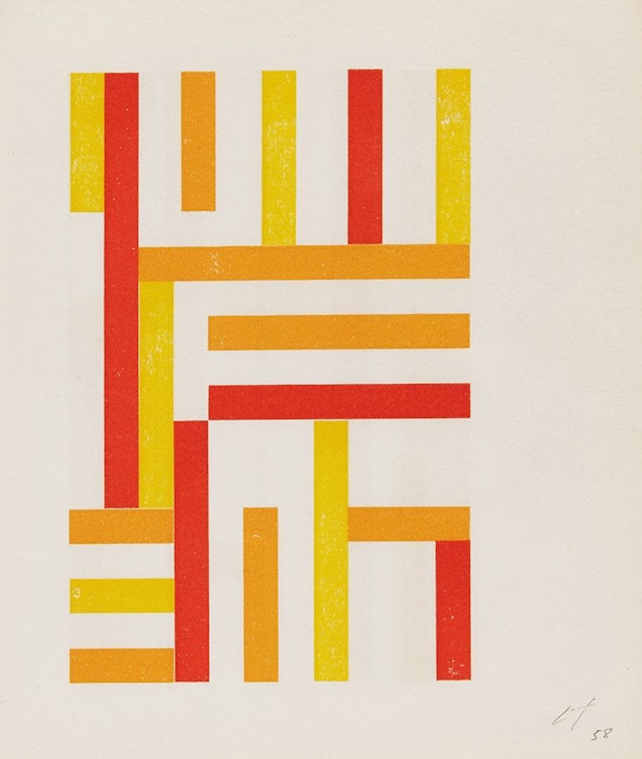 Claude Tousignant Untitled (Signed Print) 1958 | MyArtBroker