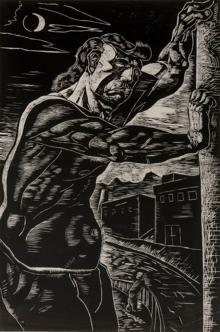 Peter Howson The Lonely Hero (Signed Print) 1987 | MyArtBroker