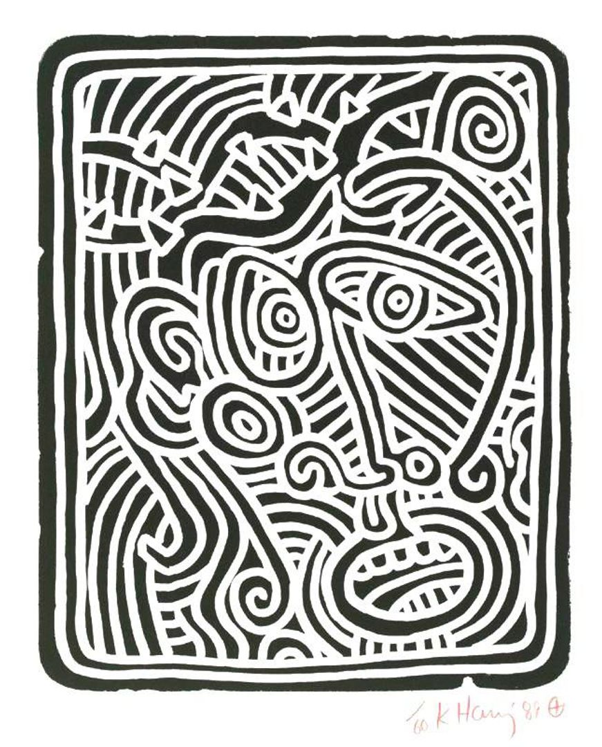 Keith Haring Stones 1 (Signed Print) 1989 | MyArtBroker