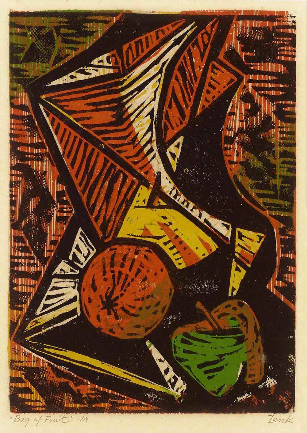 Josef Zenk Bag Of Fruit (Signed Print) | MyArtBroker