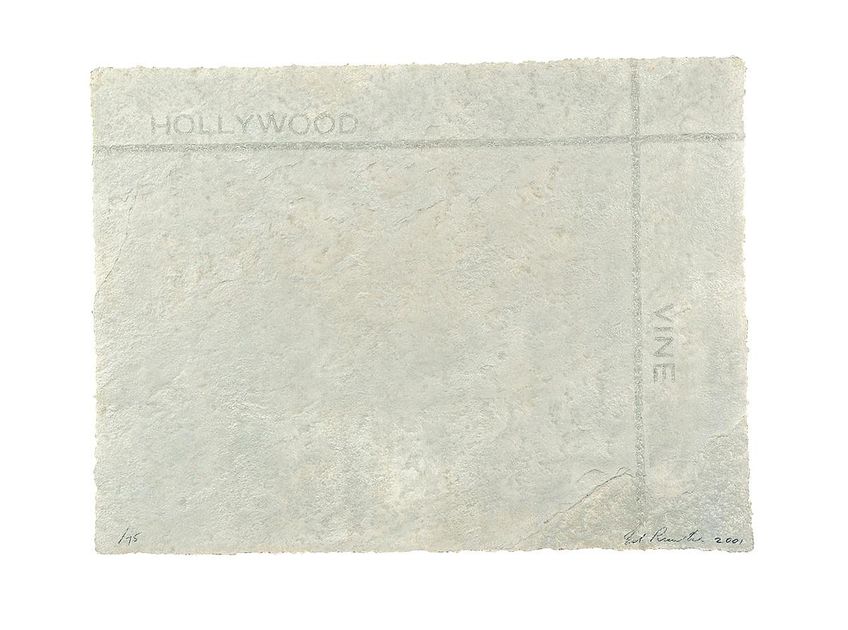 Ed Ruscha Hollywood Vine (Signed Print) 2001 | MyArtBroker
