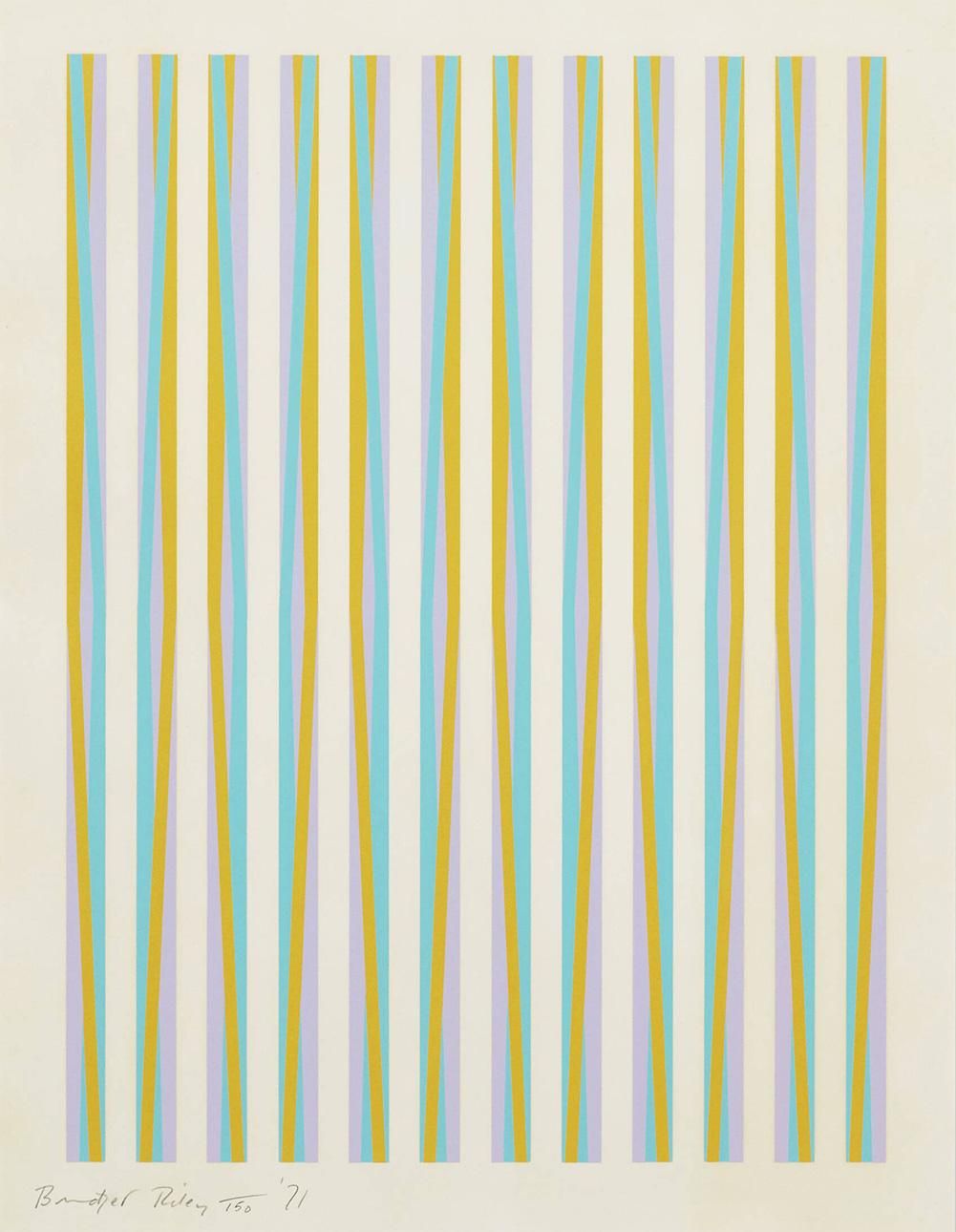 Bridget Riley Print For Chicago 8 (Signed Print) 1971 | MyArtBroker