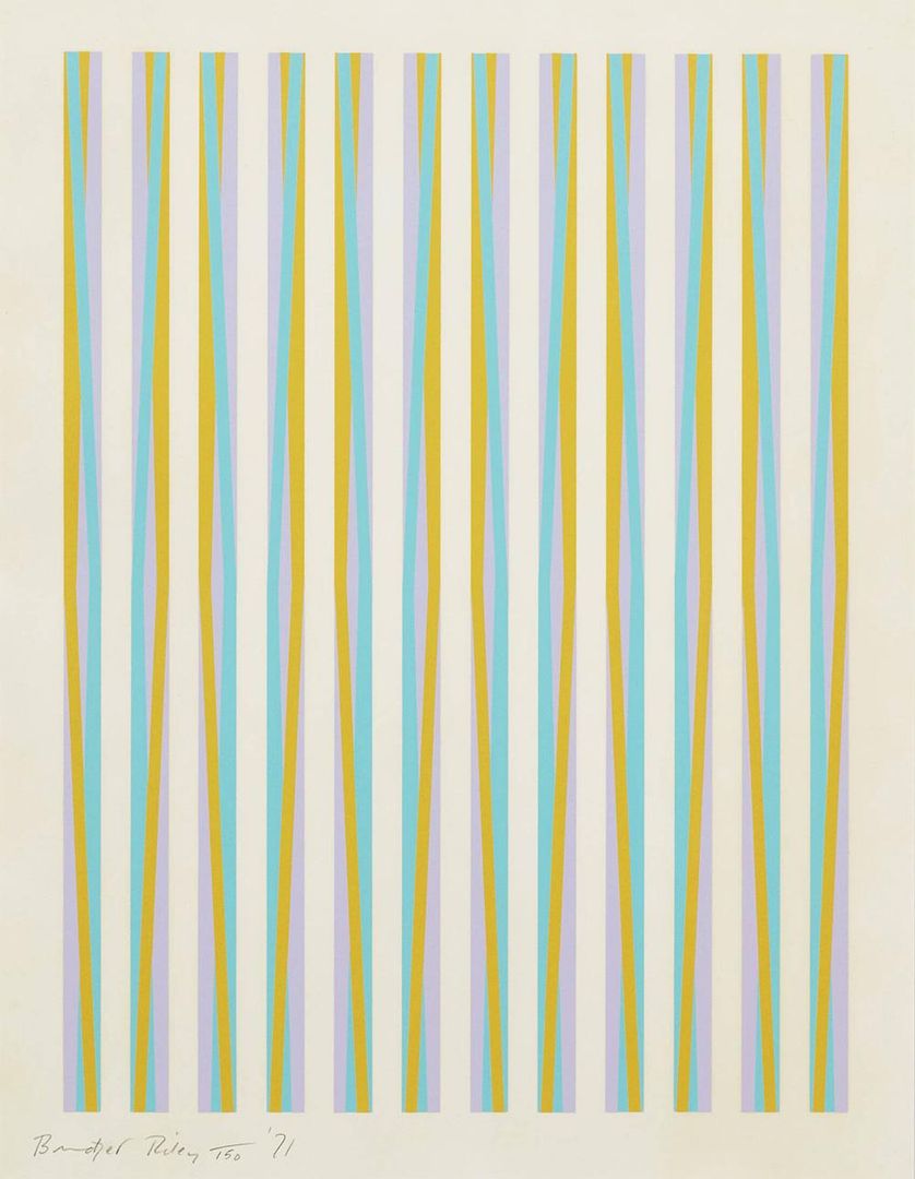 Bridget Riley Print For Chicago 8 (Signed Print) 1971 | MyArtBroker
