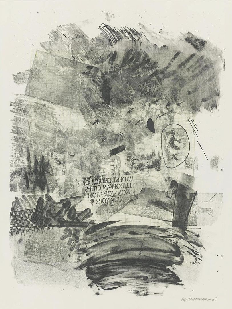 Robert Rauschenberg Lawn (Signed Print) 1965 | For Sale