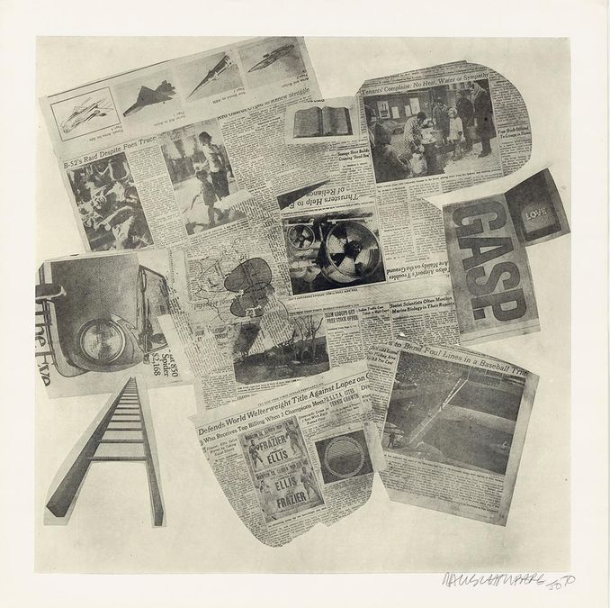Robert Rauschenberg Features XXIII (Signed Print) 1970