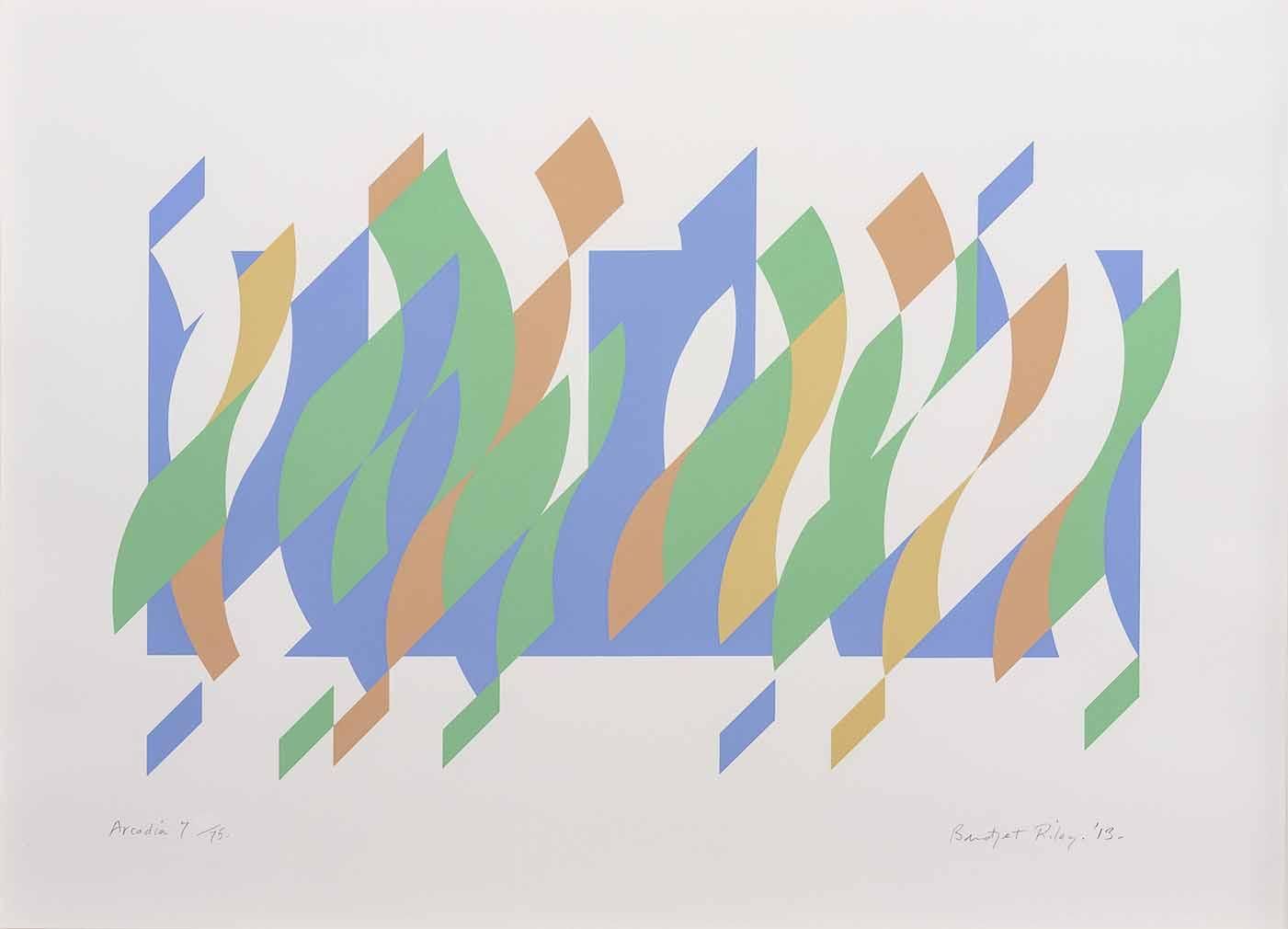Bridget Riley Arcadia 7 (Signed Print) 2013 | For Sale
