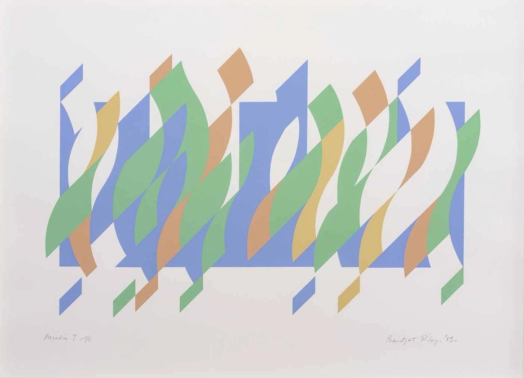Bridget Riley Arcadia 7 (Signed Print) 2013 | For Sale