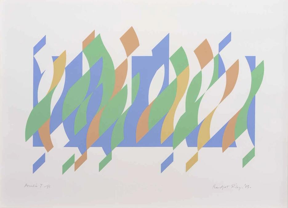 Bridget Riley Arcadia 7 (Signed Print) 2013 | For Sale