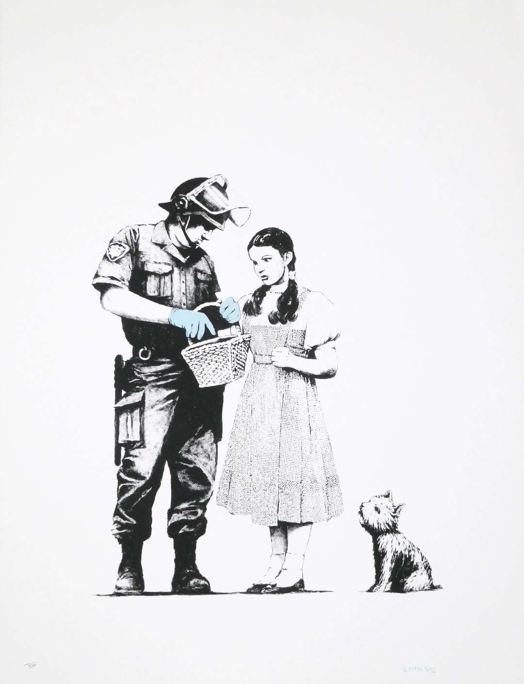 Flying Copper by Banksy Meaning, Analysis & Auction Results | MyArtBroker