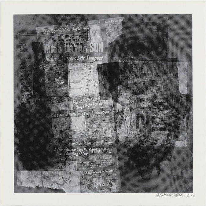 Robert Rauschenberg Surface I (Signed Print) 1970 | For Sale