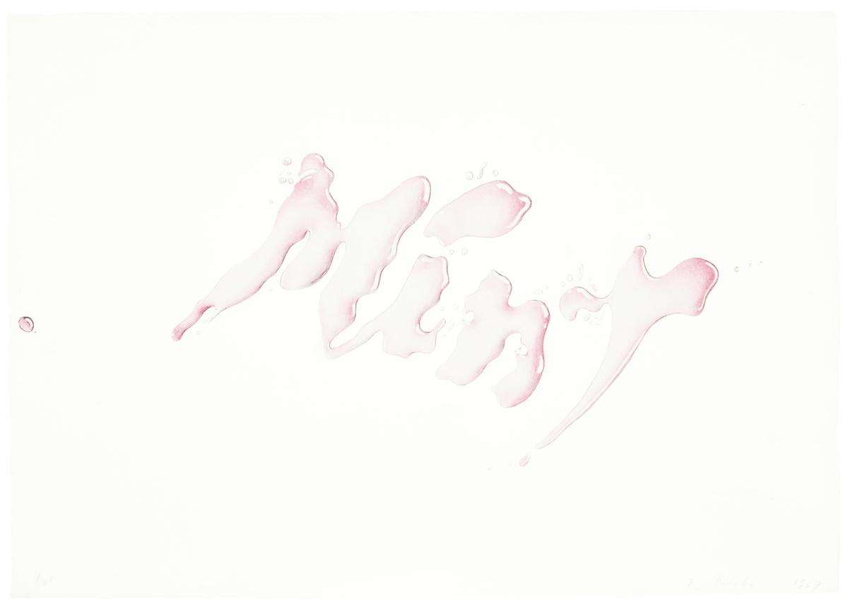 Ed Ruscha Mint (Signed Print) 1969 | MyArtBroker