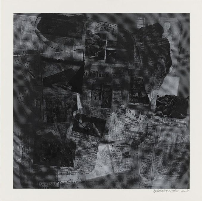 Robert Rauschenberg Surface V (Signed Print) 1970 | MyArtBroker