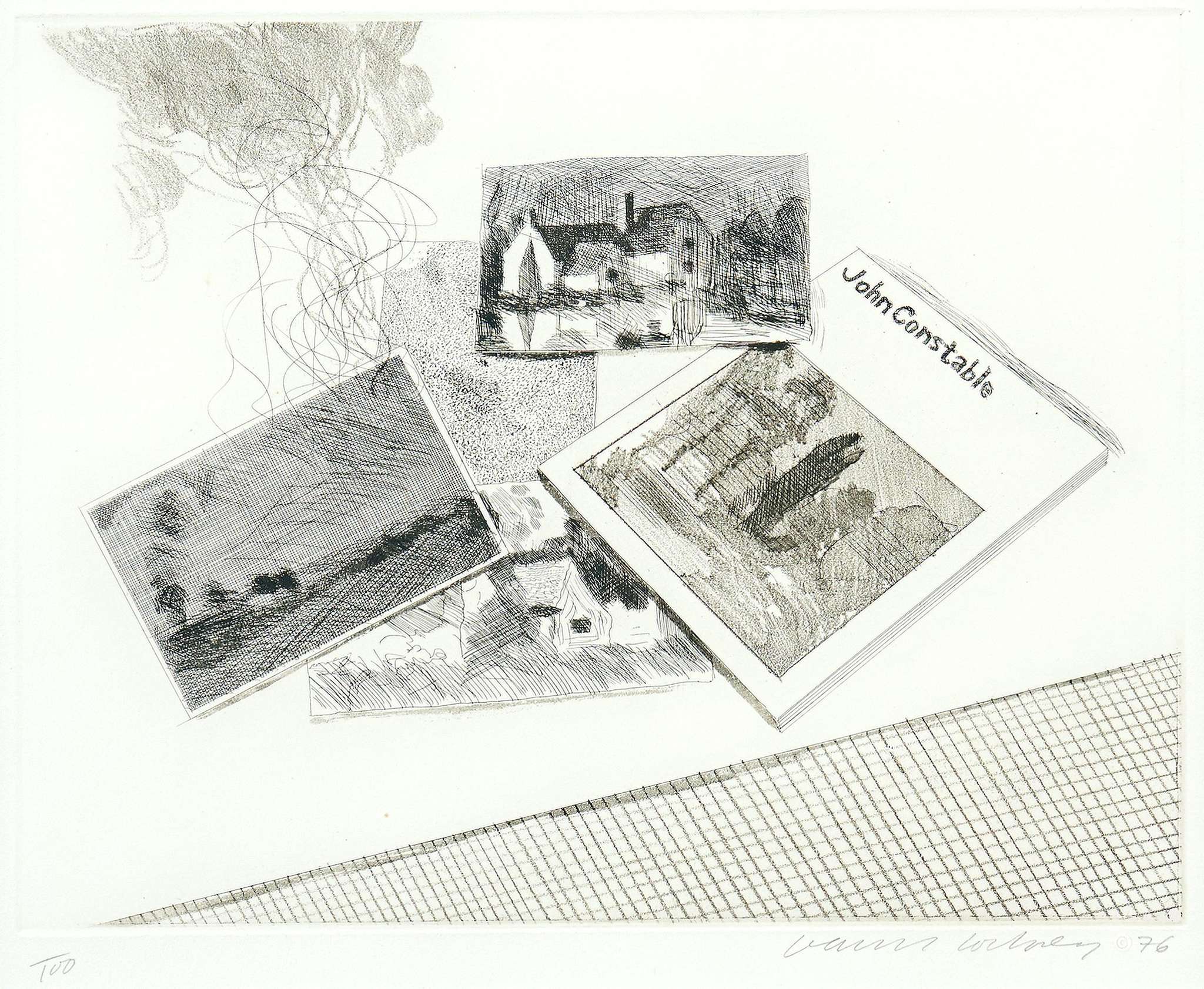 David Hockney For John Constable (Signed Print) 1976 | MyArtBroker