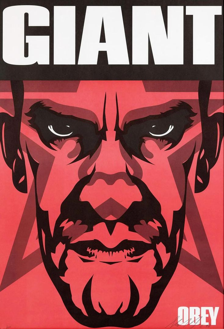 Shepard Fairey Giant Brother (Signed Print) 1999 | MyArtBroker